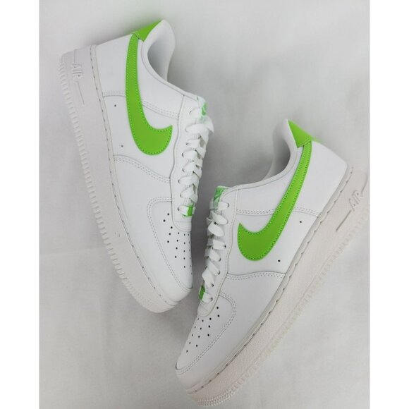 Nike | Shoes | Womens Nike Air Force One Af Low 1 7 White Green ...